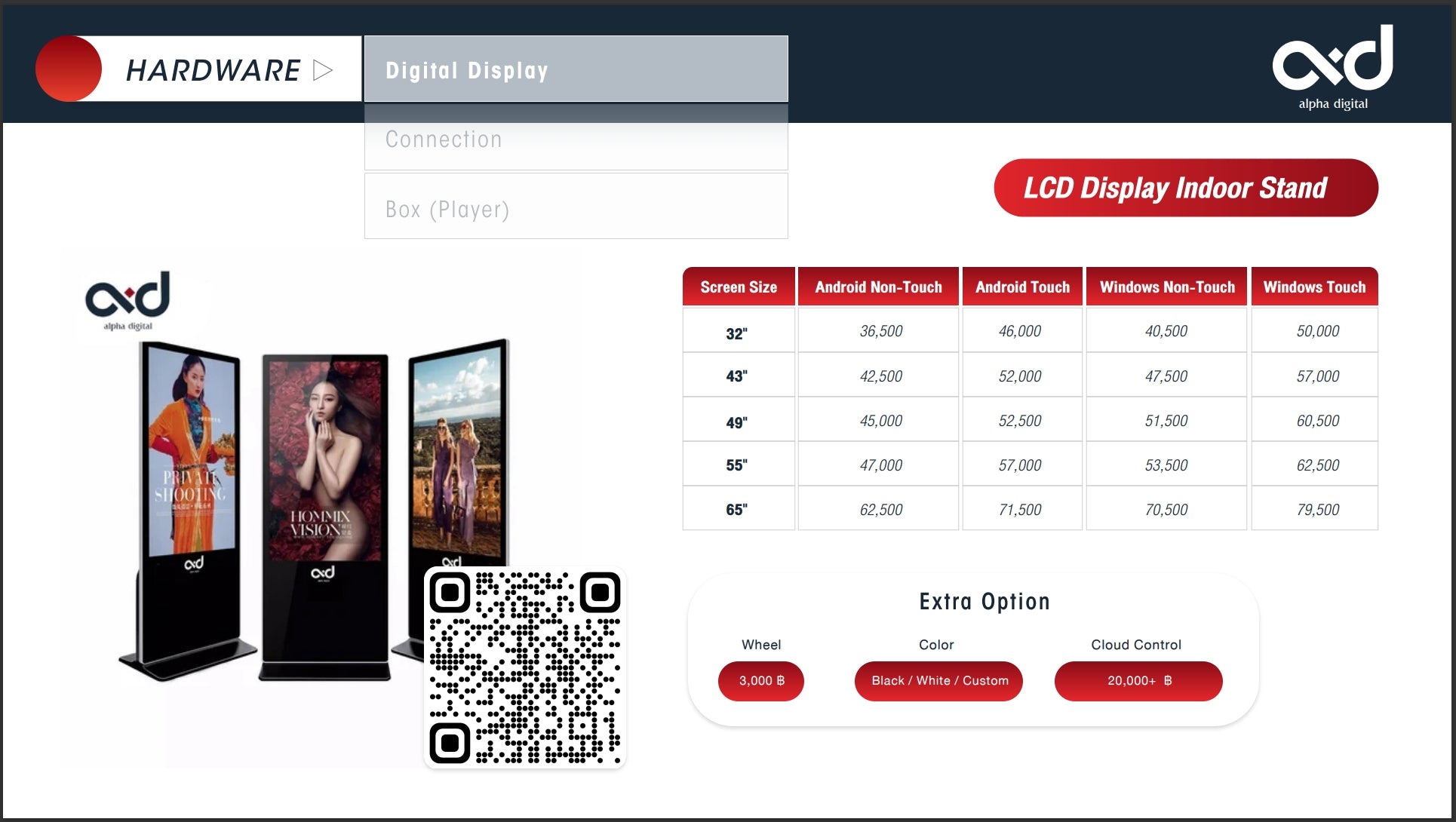 Digital Signage Kiosk Stand ( IN DOOR ) – Alpha Digital Media