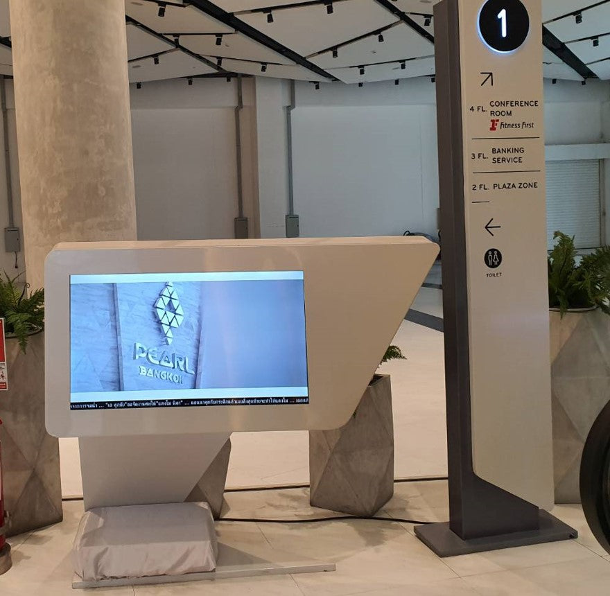 21"-32" Touch Screen Kiosk Stand – Alpha Digital Media